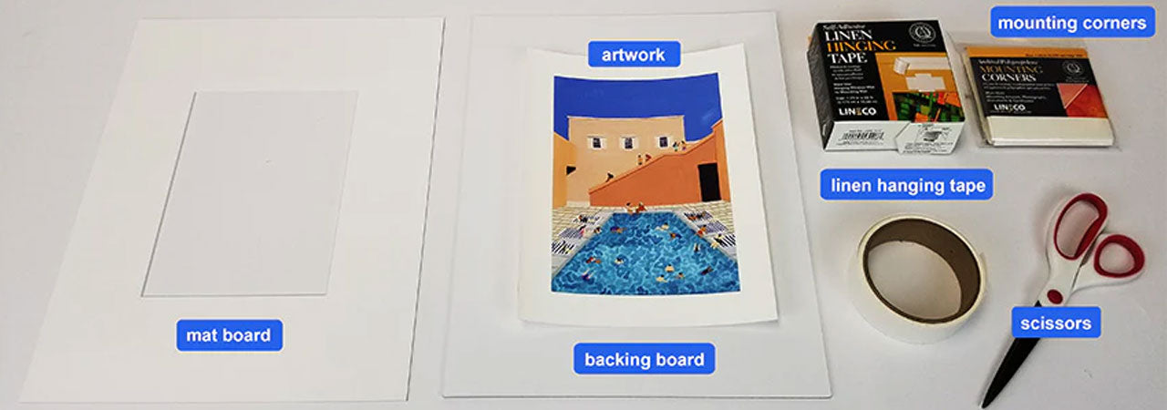 How to Mat and Mount Your Art/Photograph in Under 5 Minutes– Mat Board ...