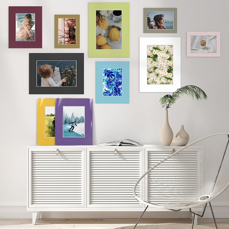 Double Photo Mats | Pre Cut Mat Board | Picture Frame Mat– Mat Board Center