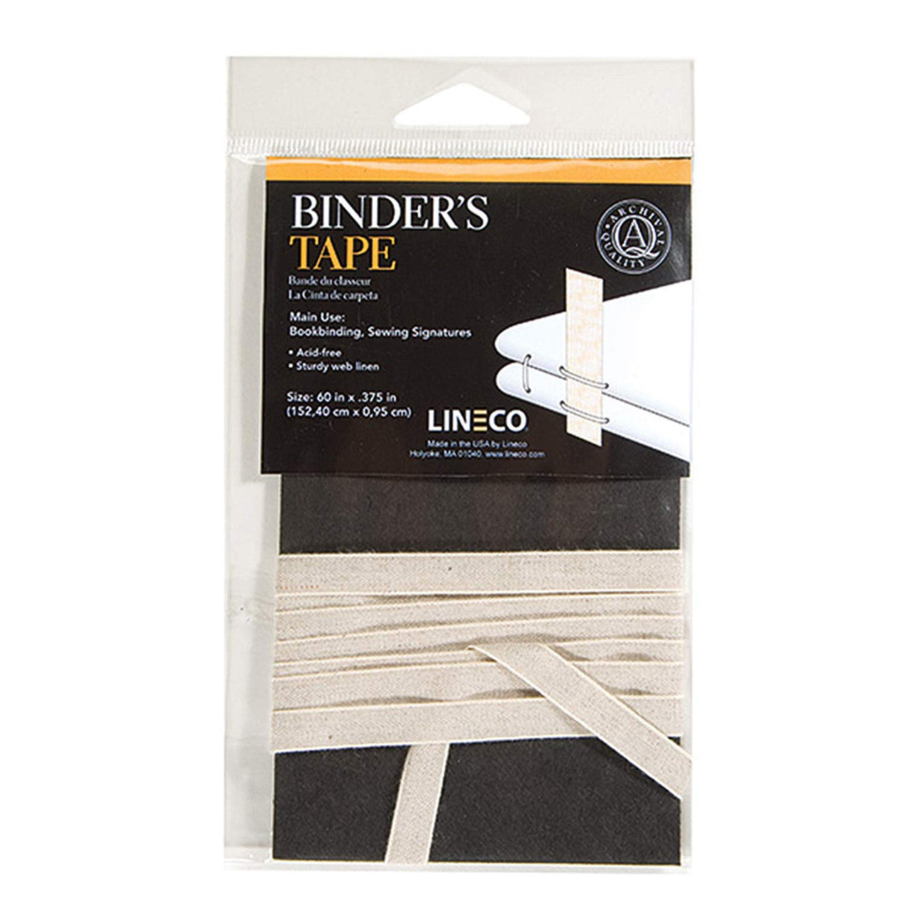 Lineco Acid-Free Sturdy Web Linen Binding Book Tape, Binder's Tape Ide ...