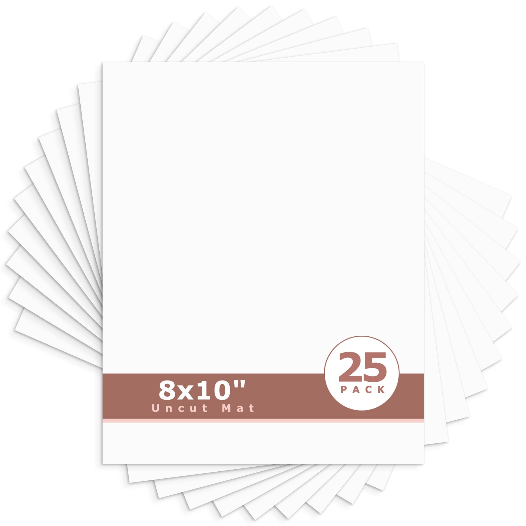 8x10 Uncut Mat Boards ¨C 25 Pack for Framing & Crafts– Mat Board Center