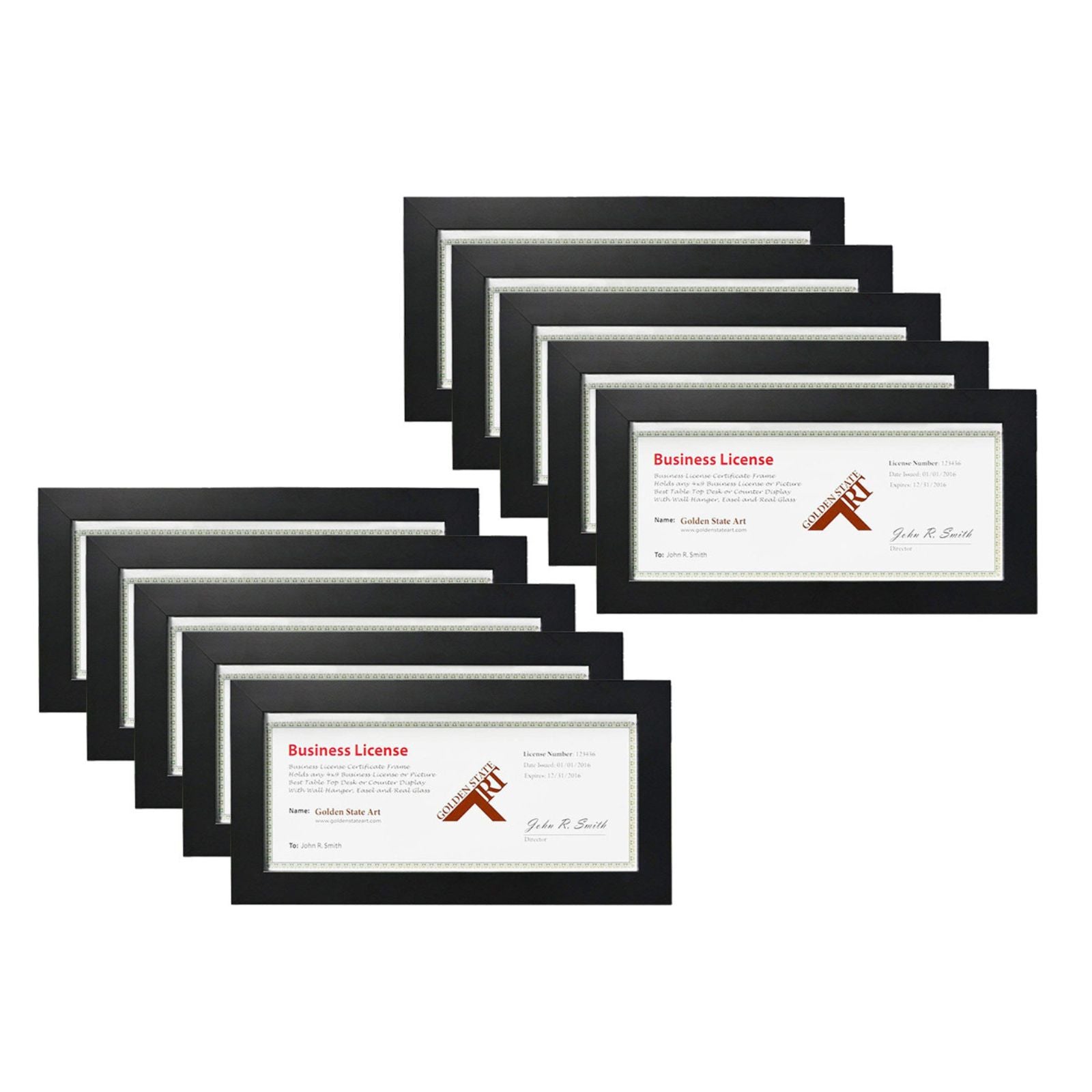 4x9 Frame for 4x9 Picture Black Wood (10 Pcs per Box)– Mat Board Center